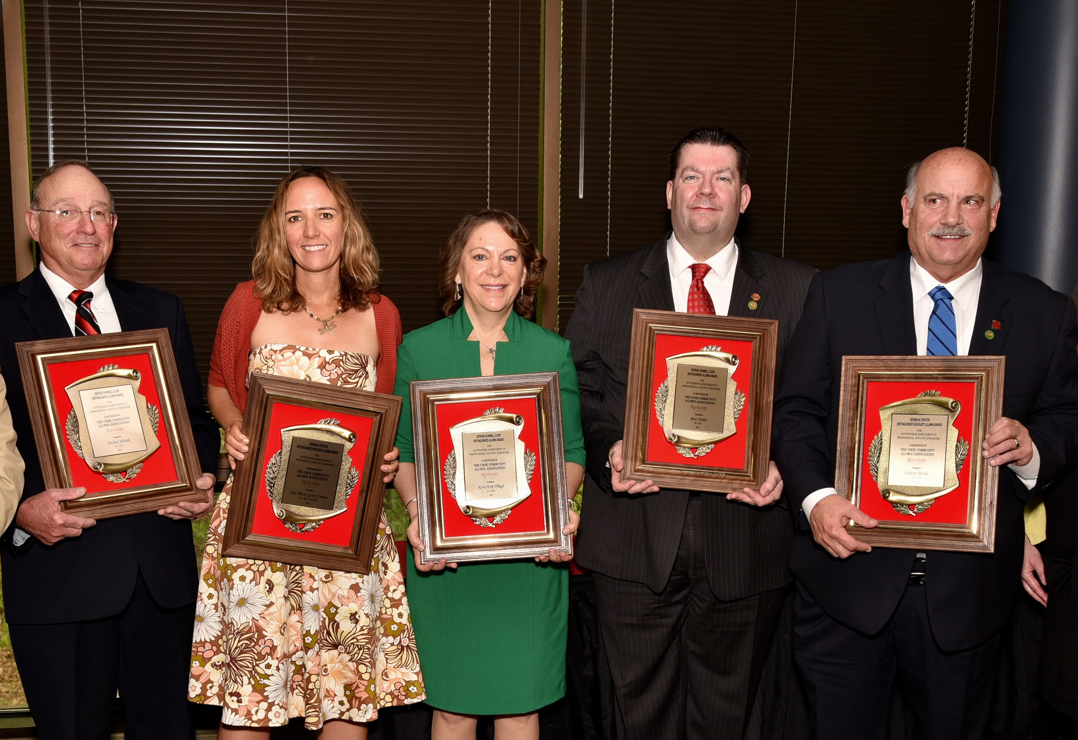 Alumni are Honored with George H. Cook and Dennis M. Fenton Awards ...