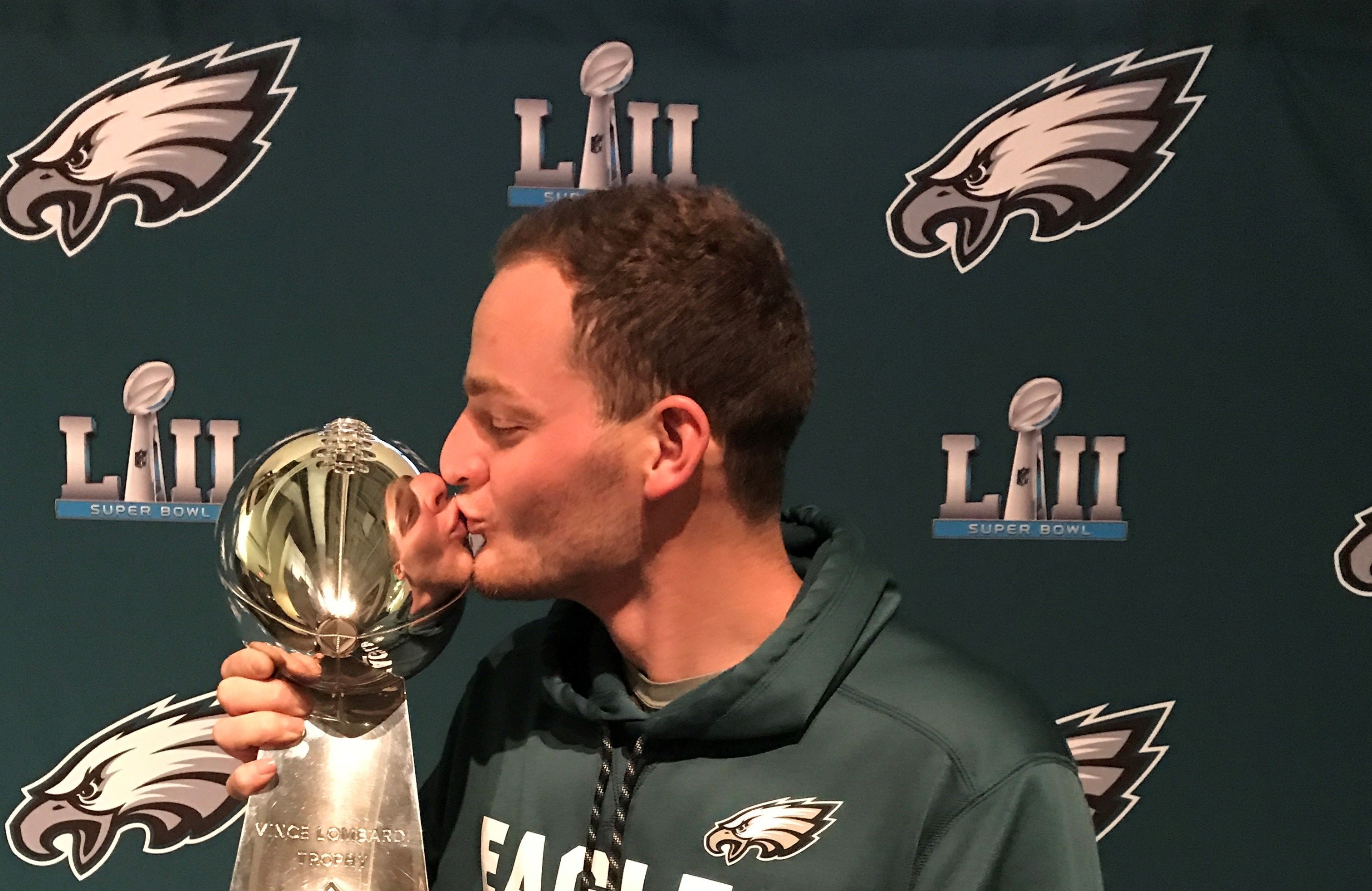 Rutgers Turf Student Conor Geisel Flies with Super Bowl LII Champion ...