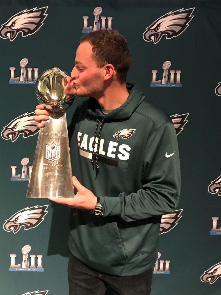 Rutgers Turf Student Conor Geisel Flies with Super Bowl LII Champion ...