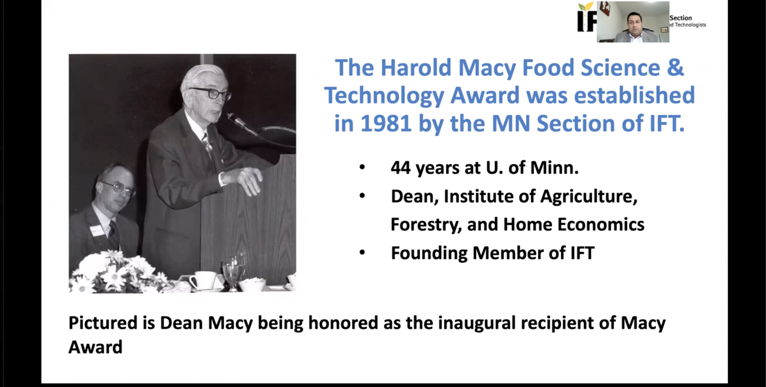 Donald Schaffner Honored with the 2021 Harold Macy Food Science and ...