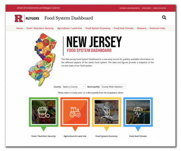 New Jersey Food System Dashboard Launched : Newsroom
