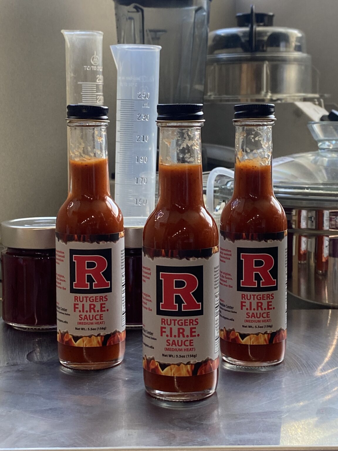 Rutgers-created F.I.R.E Hot Sauce Packs a Punch : Newsroom